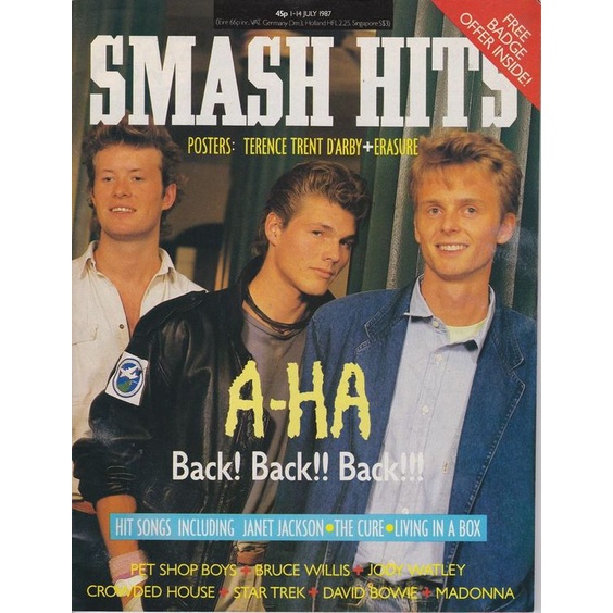 A-ha WALL POSTER (CAN CUSTOM PICTURES) | Shopee Malaysia