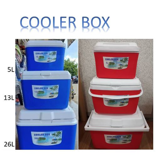 3 PCS/Set (5L, 13L & 26L) COOLER BOX,ICE BOX,BEKAS TAHAN SEJUK | Shopee ...