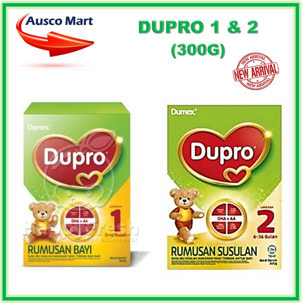 DUMEX DUPRO STEP 1 & STEP 2 300G | Shopee Malaysia
