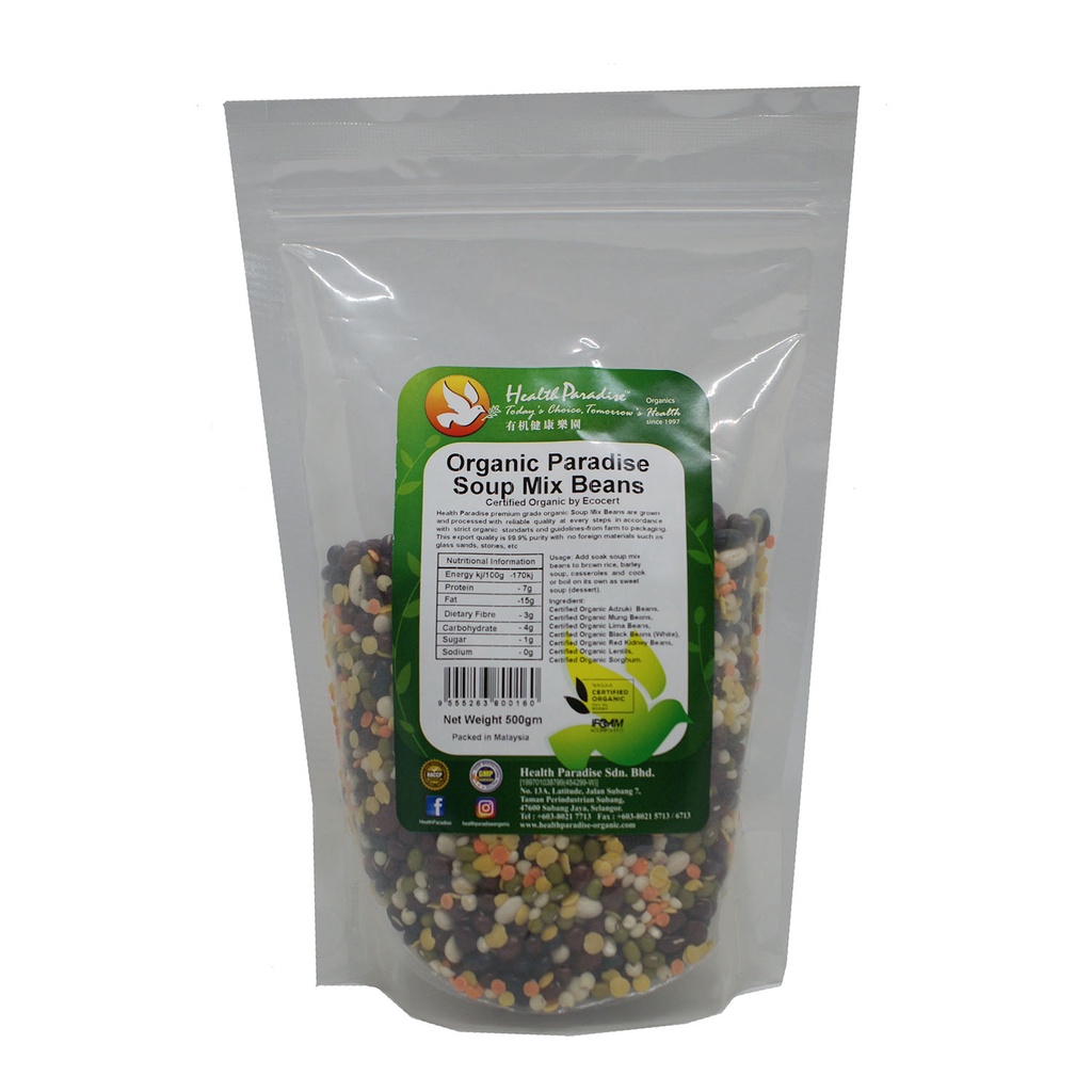 Health Paradise Organic Paradise Soup Mix Bean (500g) | Shopee Malaysia