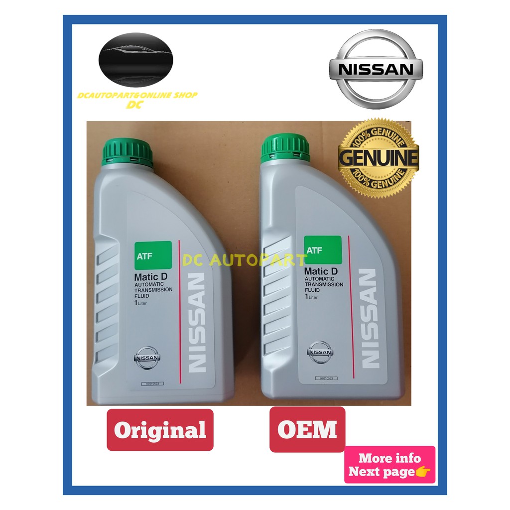100% ORIGINAL NISSAN ATF MATIC-D MATIC D SENTRA N16 LIVINA LATIO SERENA ...
