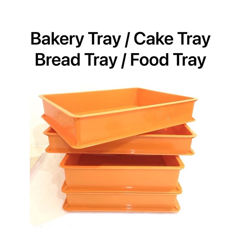 Plastic Cake Tray / Bakery Tray / Food Tray / Bread Tray / Yellow Tray ...