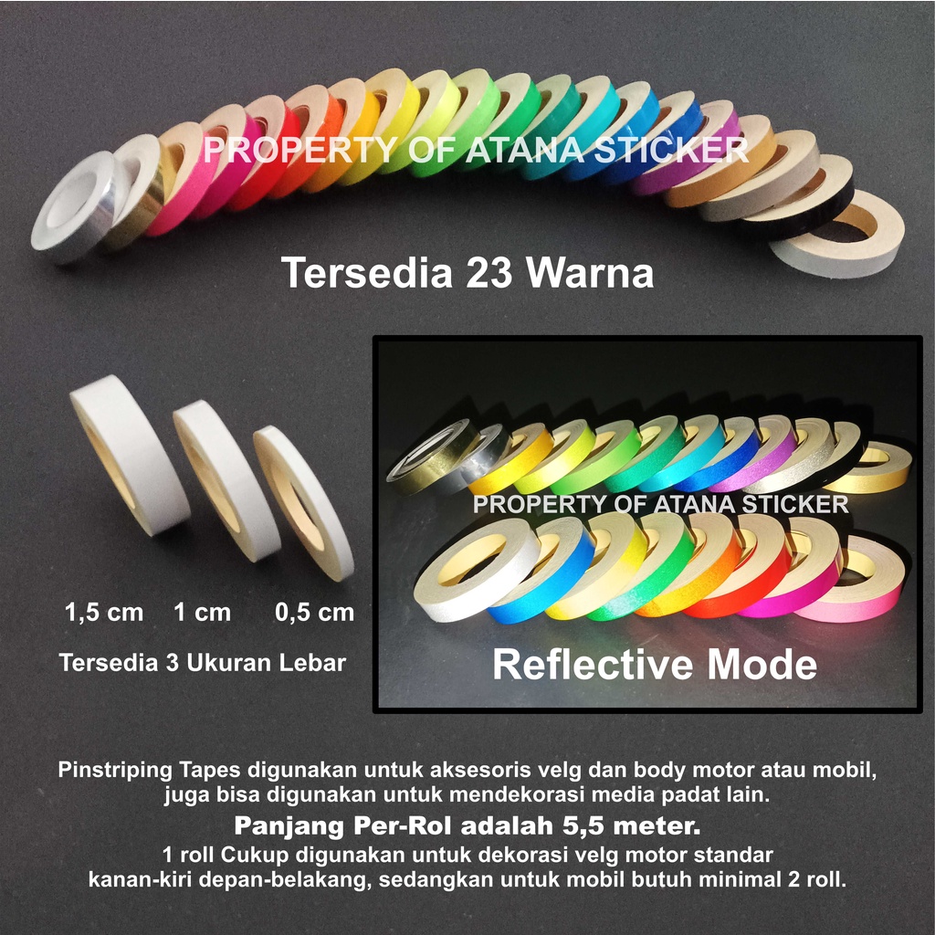 Sticker List Of Motorcycle Body Rims Matic Car Lis Rim Wrap Pinstriping ...