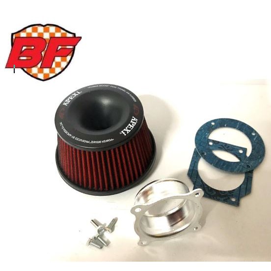 Apexi Vehicle Intake Flow Reloaded Air Apexi Filter C/W 76mm Adapter ...