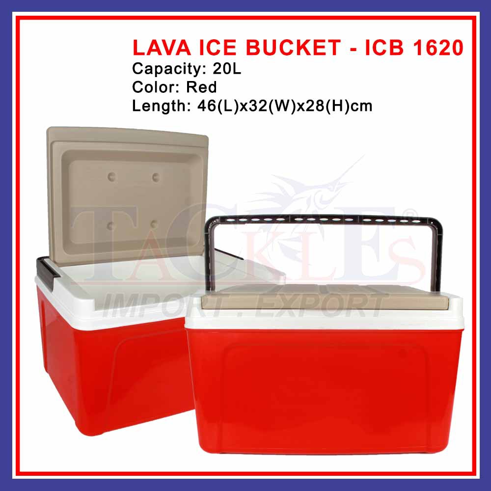20L Lava Ice Bucket Insulated Box Cooler Box Ice Box Picnic Fishing Box ...