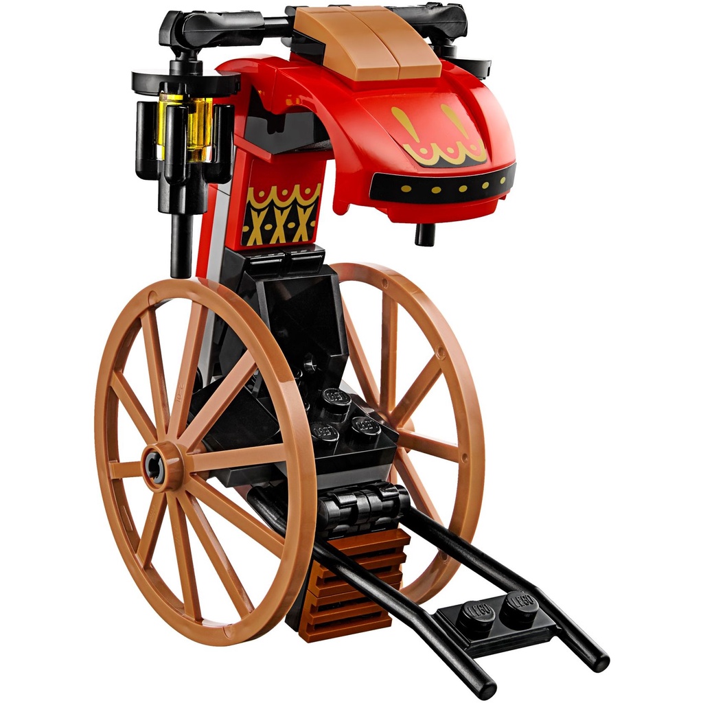 Lego 2017 Ninjago 70629 Rickshaw with large wheels and 2 lanterns ...