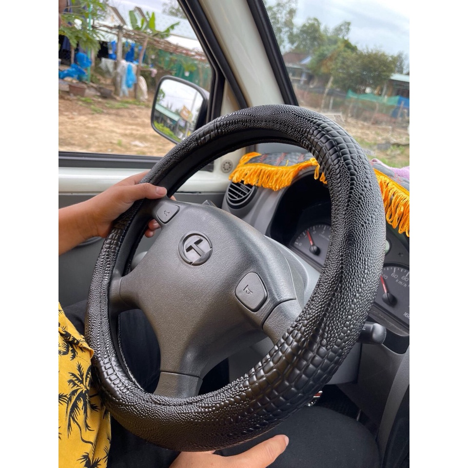 Crocodile pattern steering wheel cover for cars, trucks, passenger cars ...