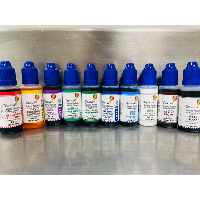 TRANS Oil Based Food Colouring 0.88oz | Shopee Malaysia