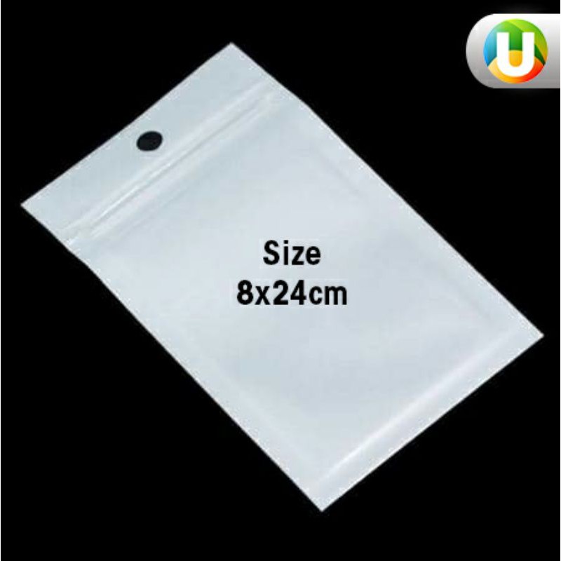 (Contains 10pcs) Grade A Ziplock Plastic Accessories Size 8x24 Cm Click ...