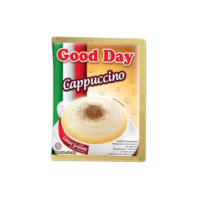 Goodday Cappuccino contains 10 sachets (@25gr) | Shopee Malaysia