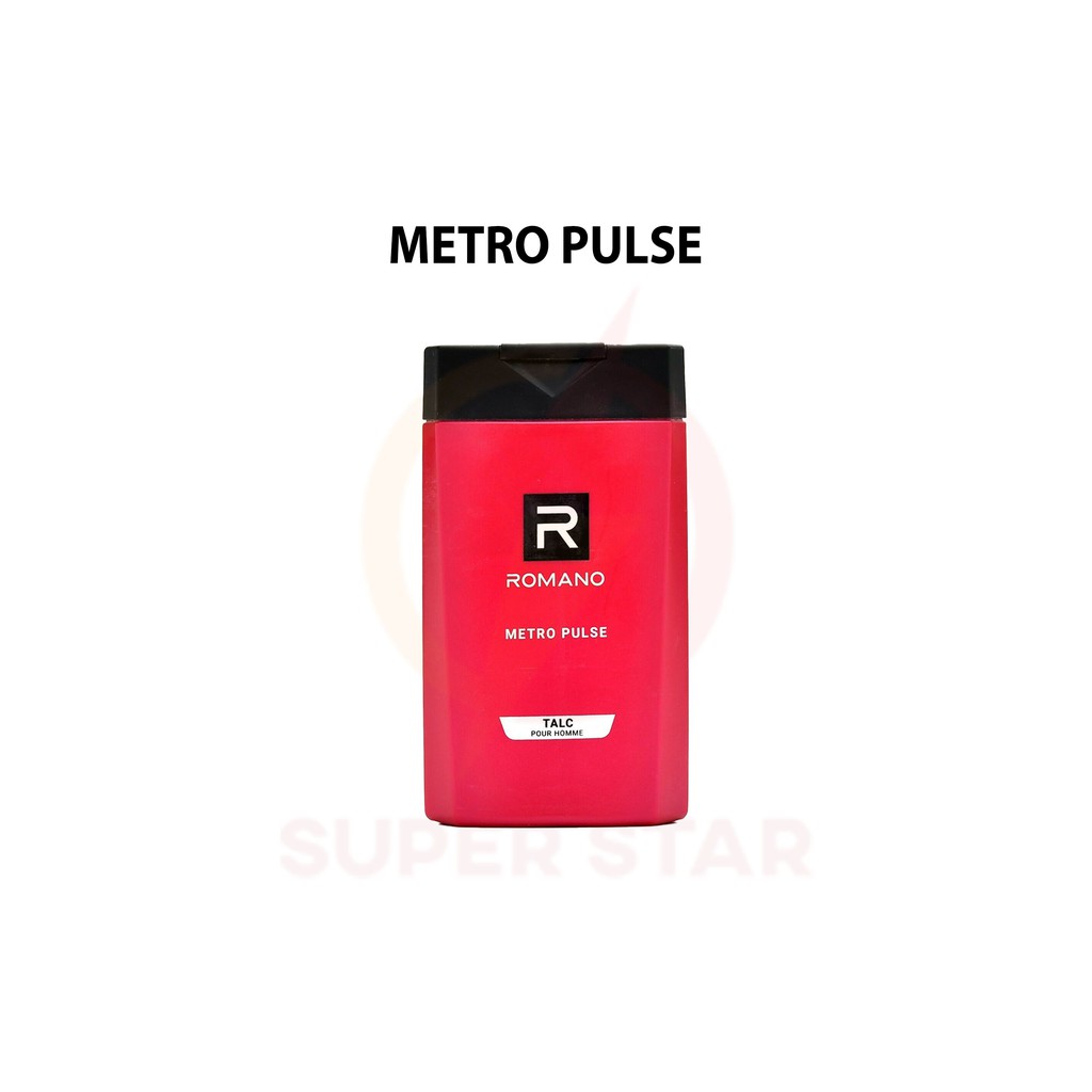 Romano Talc Pour Homme (Prestige/Metro Pulse/Classic) 125g | Shopee ...
