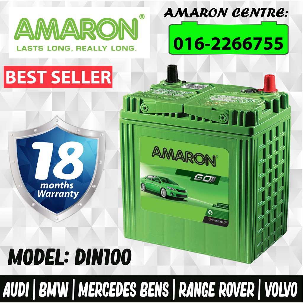 AMARON HILIFE PRO DIN100 | Car Battery | Bateri Kereta | AUDI | BMW ...