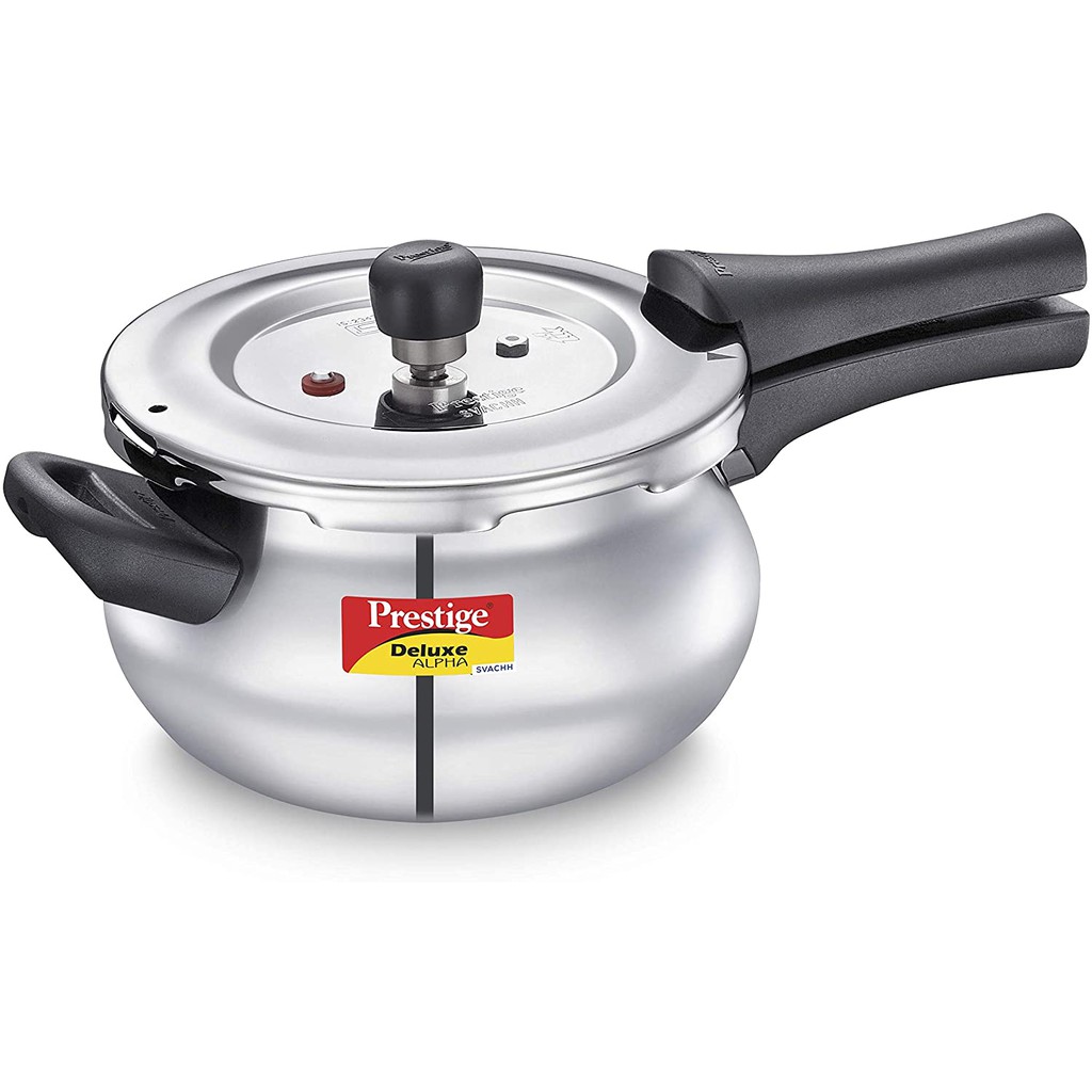 Prestige 3.0 Liter Deluxe Alpha Induction Base Stainless Steel Mini ...