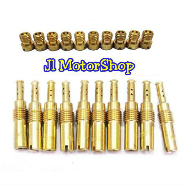 Spuyer Mainjet Pilot jet Main jet 1 Set PE PWL NINJA Tiger Megapro KLX D-Tracker contains 20 ...