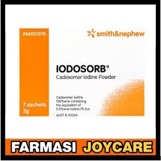 Smith & Nephew Iodosorb Powder 3g / 7 x 3g (Exp: October 2027 ...