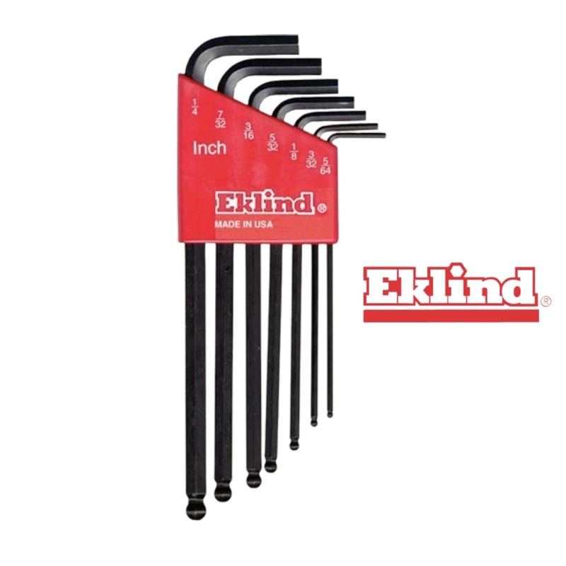 EKLIND USA Ball HEX ALLEN KEY 13207 - 5/64 - 1/4 Long 7pcs (inch) (Made ...