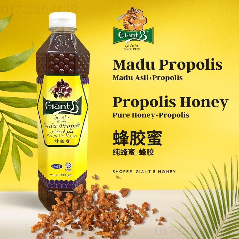 Madu Propolis Honey Giant B Madu Propolis 蜂胶蜜 | Shopee Malaysia