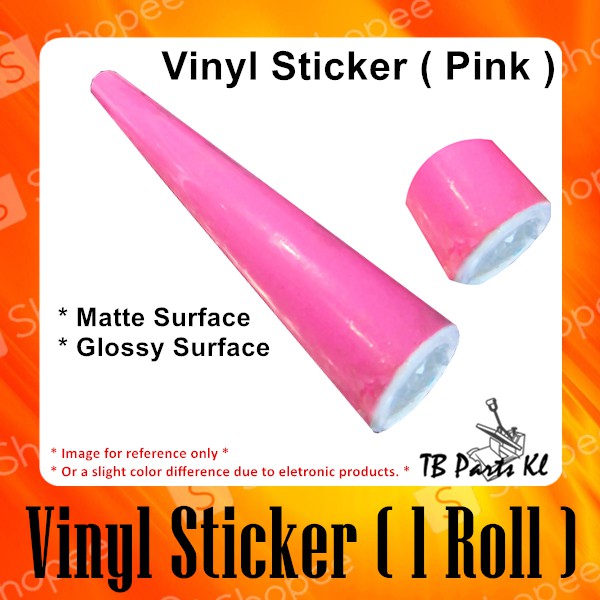Vinyl Sticker / Ballon Sticker - Pink ( Loose Sheet ) | Shopee Malaysia