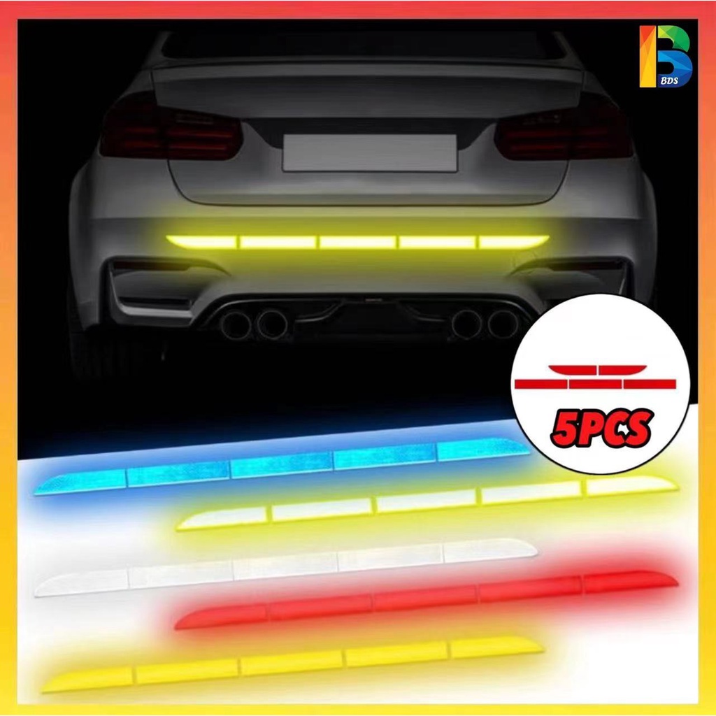 CAR REFLECTIVE STICKER Tape Stickers Exterior Warning Strip Reflect ...