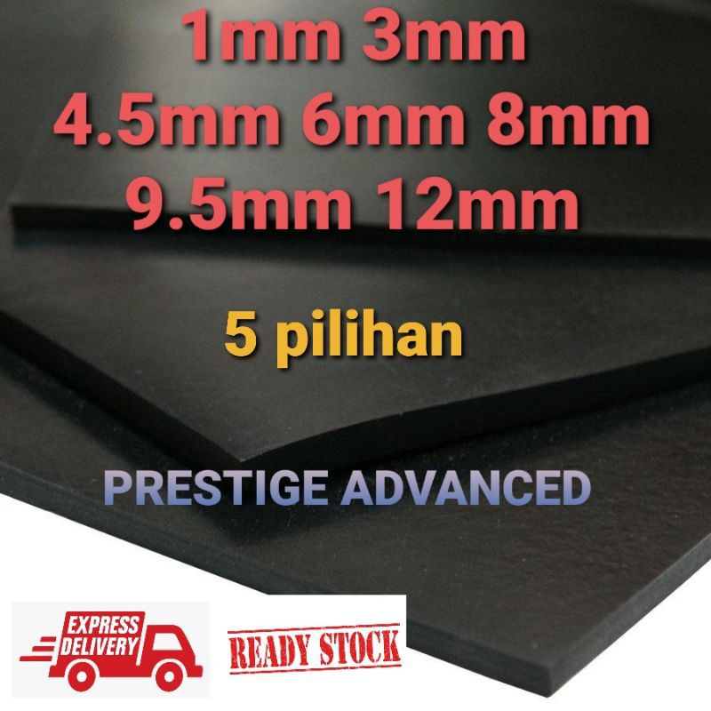 Reinforced Black Rubber Sheet With Cotton Inside (1.5mm/3mm/4.5mm/6mm ...