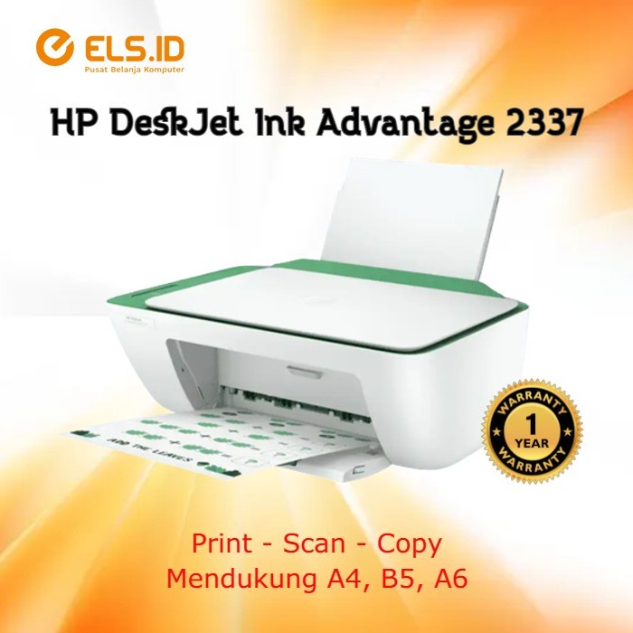 Hp DeskJet Ink Advantage 2337 All In One Printer | Shopee Malaysia