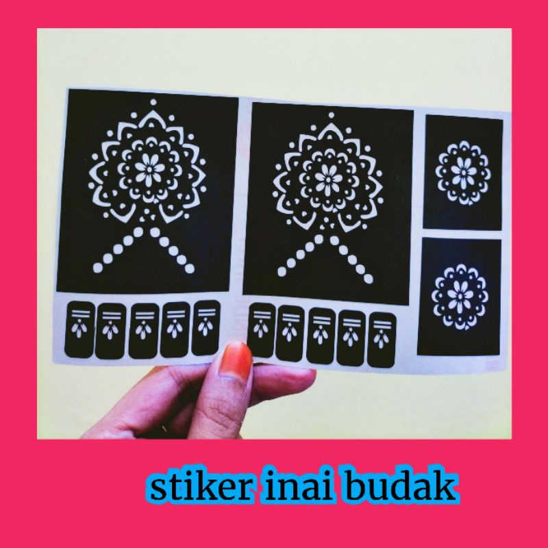 🍓stiker/sticker inai budak/readystok/borong🍓🍓 | Shopee Malaysia