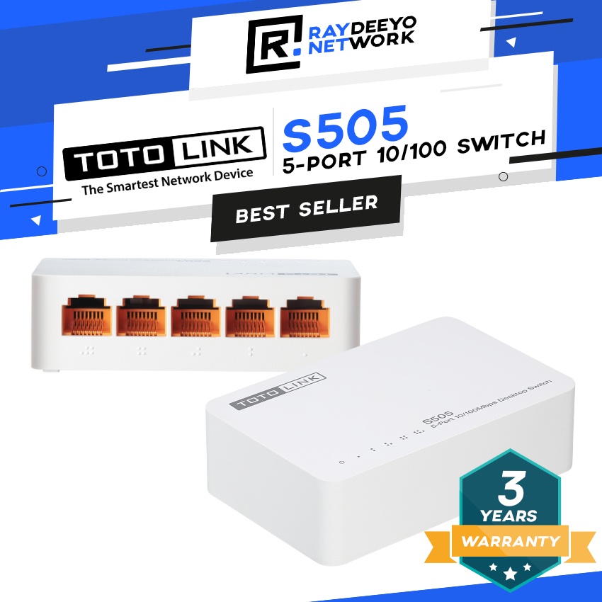 Totolink S505/S505G/S808/S808G/SW16D Gigabit Desktop Switch [5-Ports/8 ...