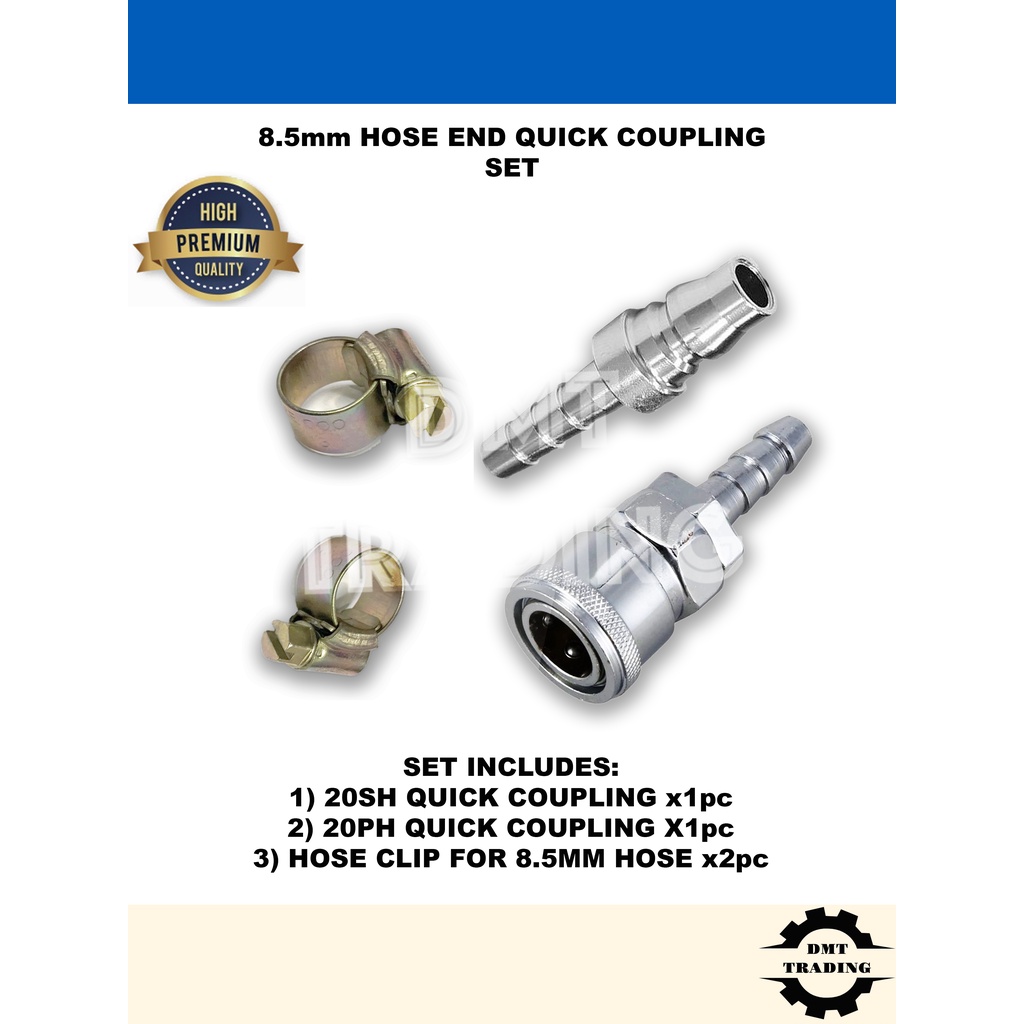 20SH + 20PH Quick Coupling Set / Hose End Fitting Set for Air Water Compressor Hose | Shopee ...