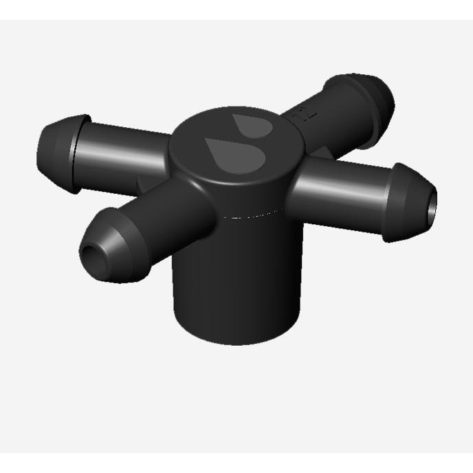 ORIGINAL NETAFIM Start joiner Manifold 4 way 4mm, fertigasi, irrigation watering system | Shopee ...