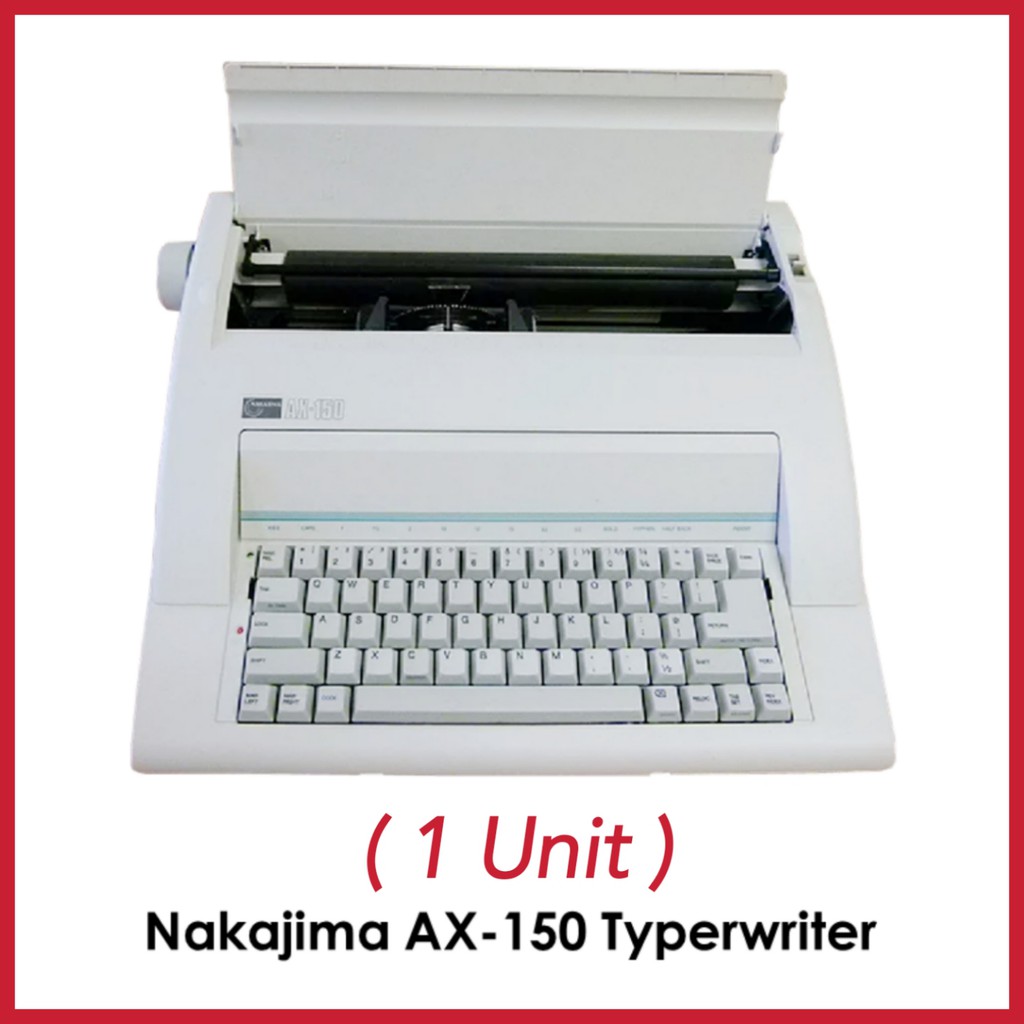 Nakajima AX-150 Electronic Typewriter(A4 Size) Package Comes With Lift ...
