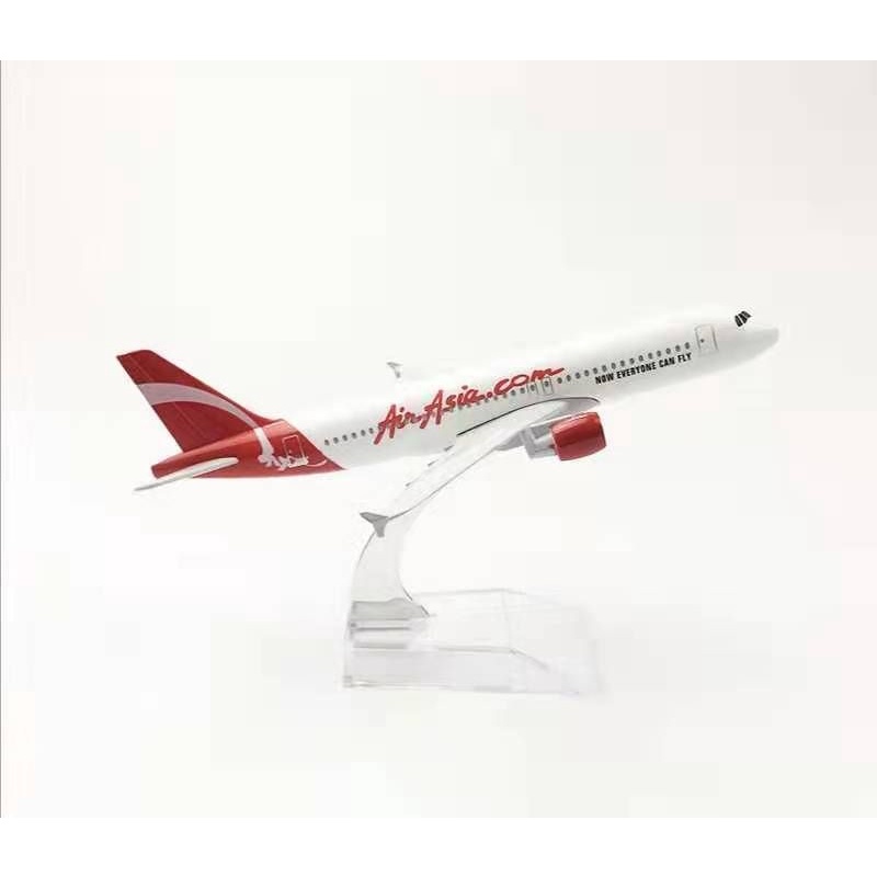 AirAsia.com Airbus A320 White Diecast Model Airplane | Shopee Malaysia