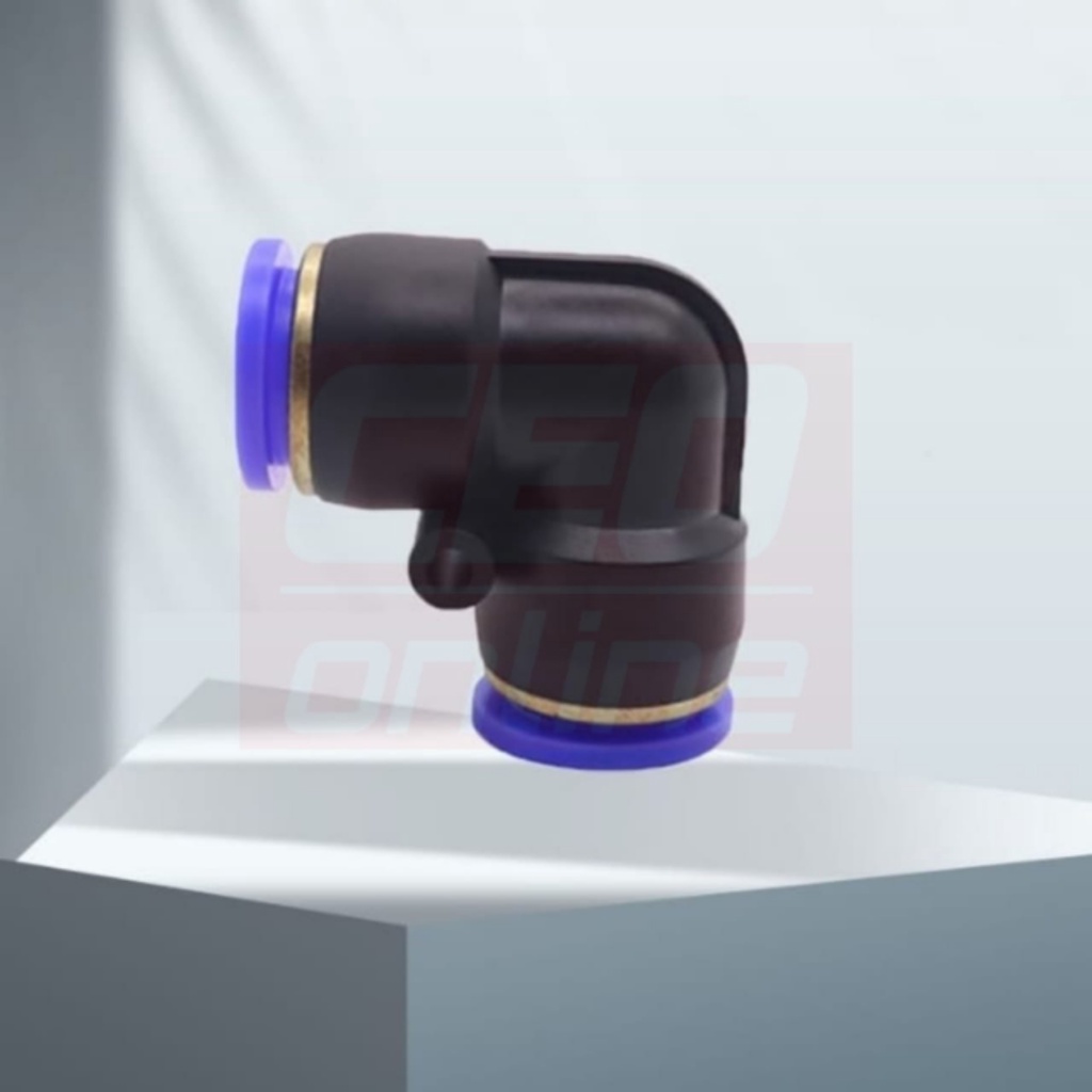 CEO 🇲🇾 PV Pneumatic Fitting L Shaped Elbow 4mm 6mm 8mm 10mm 12mm Hose ...