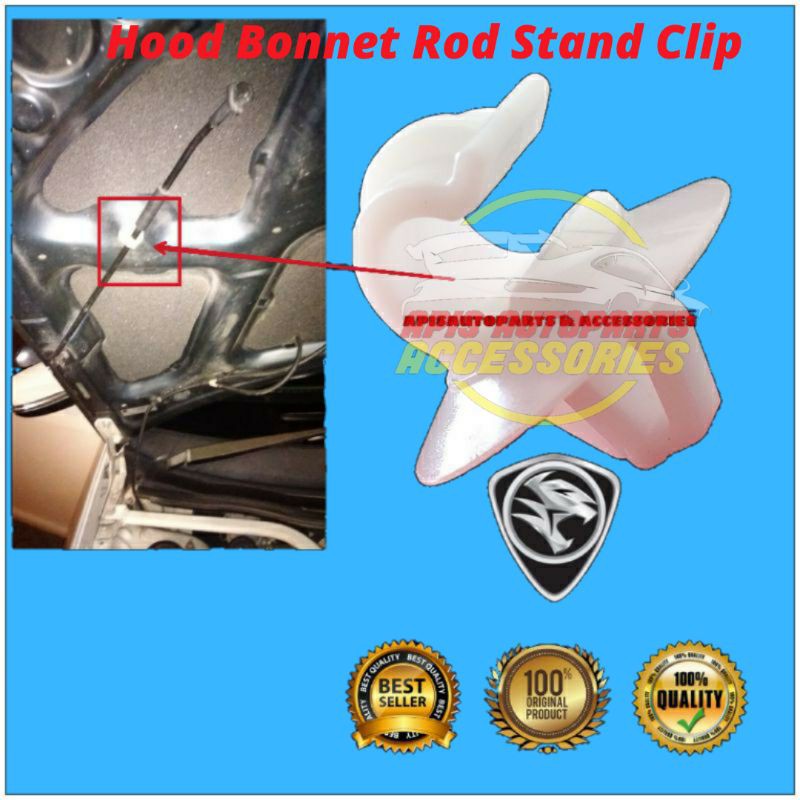 PROTON WIRA WAJA SAGA BLM FL FLX EXORA ISWARA GEN2 HOOD BONNET ROD ...