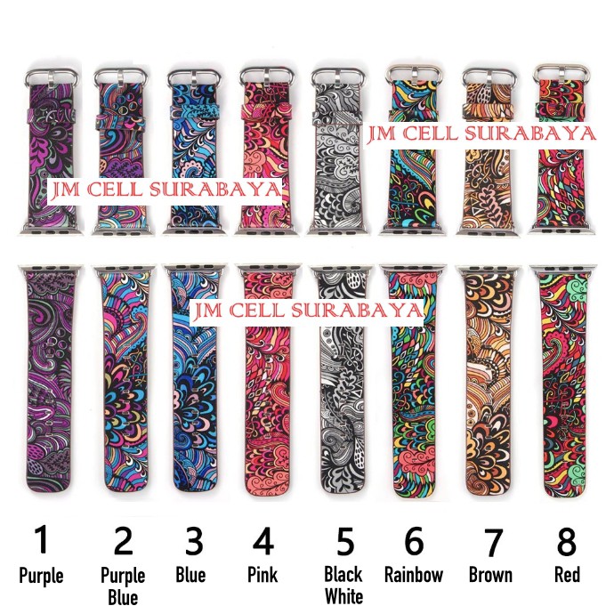 Batik Watch Strap For Apple Watch 38mm 40mm 41mm 42mm 44mm 45mm 49mm ...
