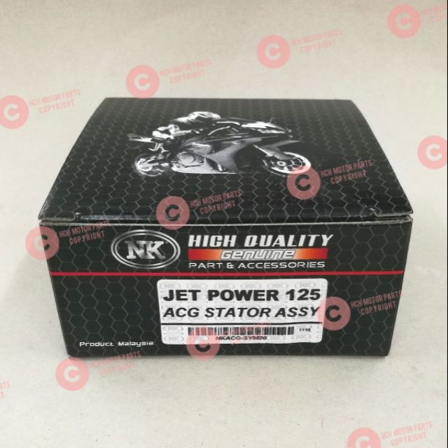 ACG STATOR COIL ASSY - SYM - JET POWER 125 (NK) | Shopee Malaysia