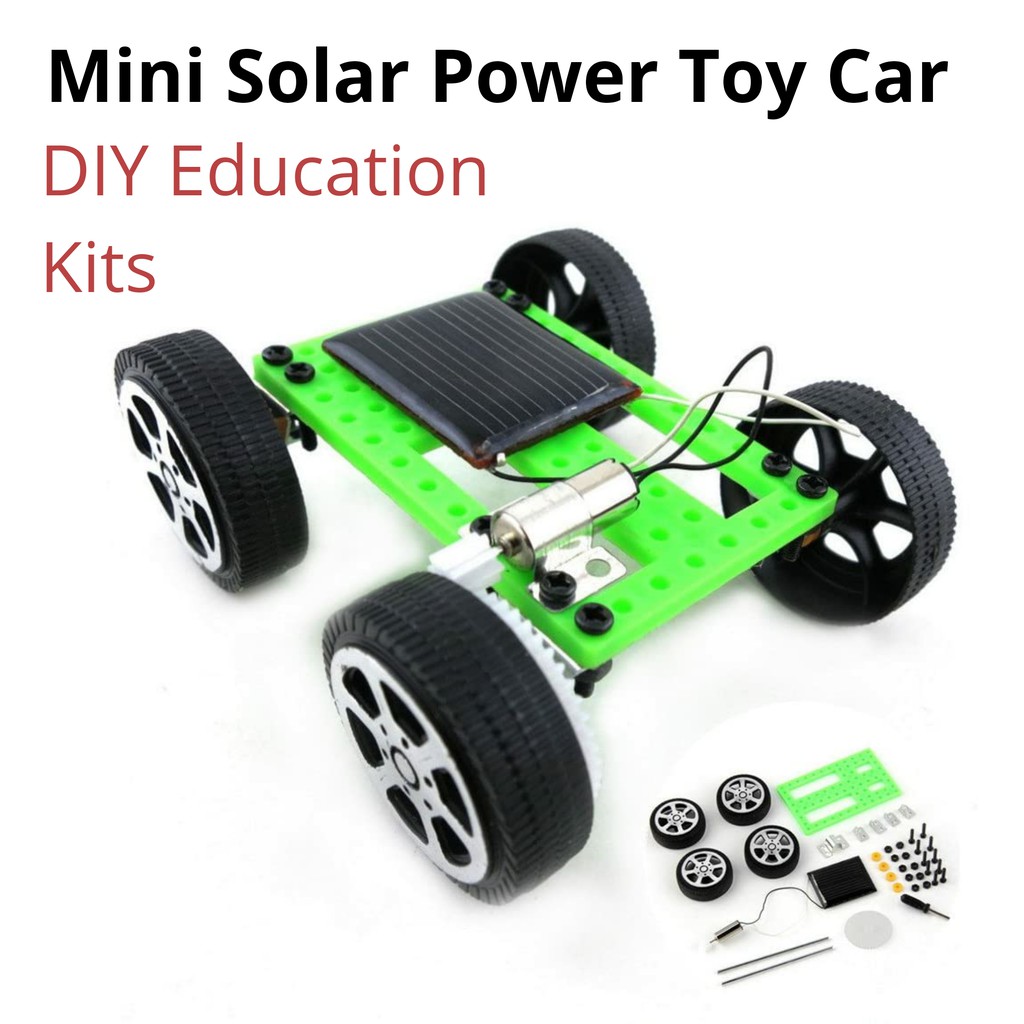 Mini set Solar Powered Toy DIY Car Kit Children Educational Project ...