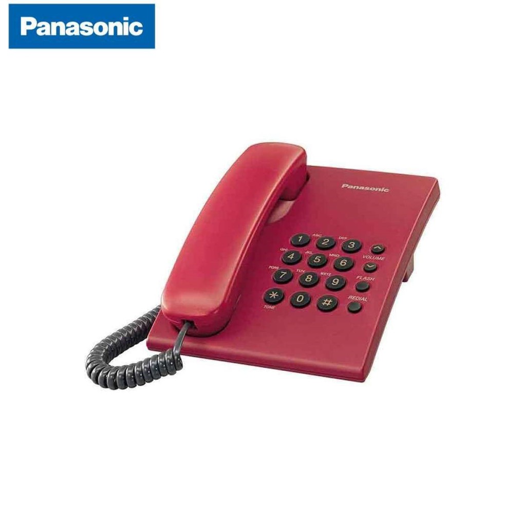 Panasonic Basic Single Line Phone | KX-TS500ML KX-TS500 KXTS500 KXTS500ML (Telefon Talian ...