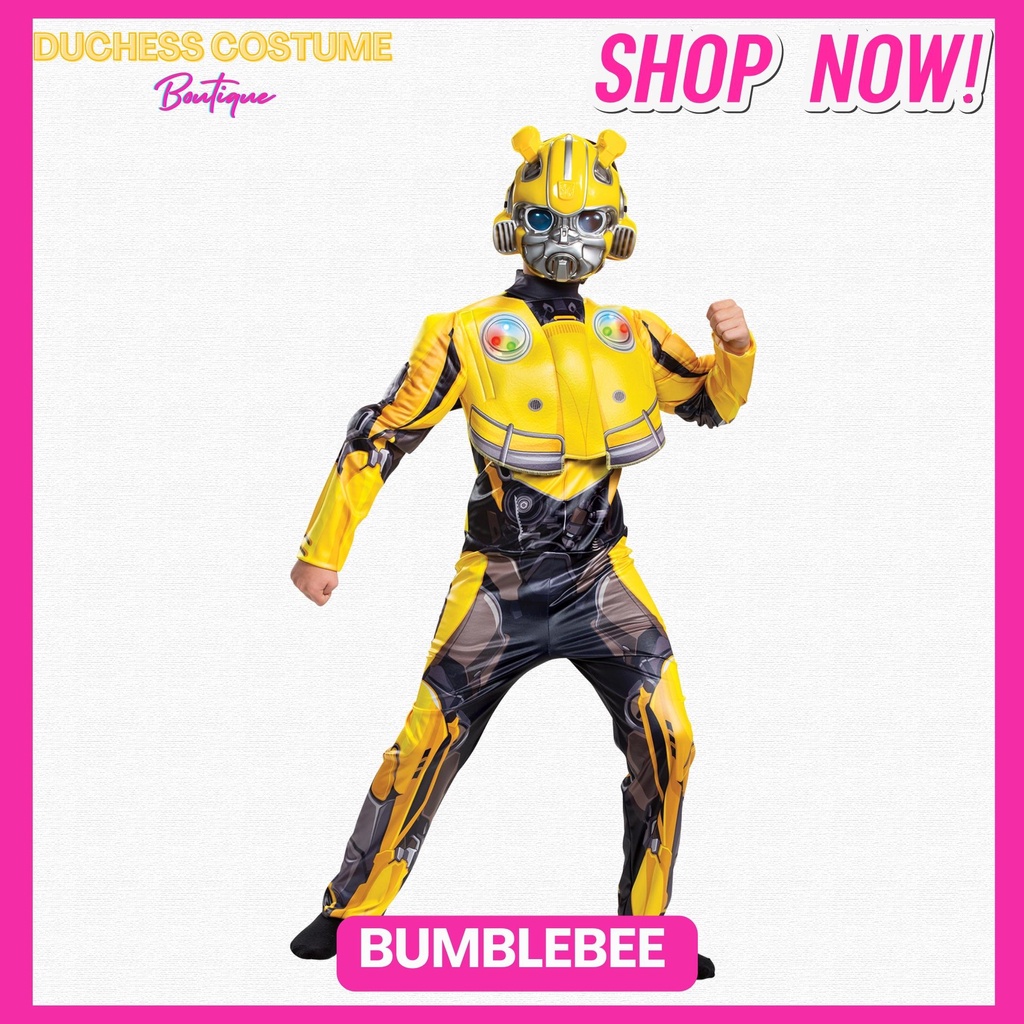 Bumblebee Costume for Kids Deluxe | Shopee Malaysia