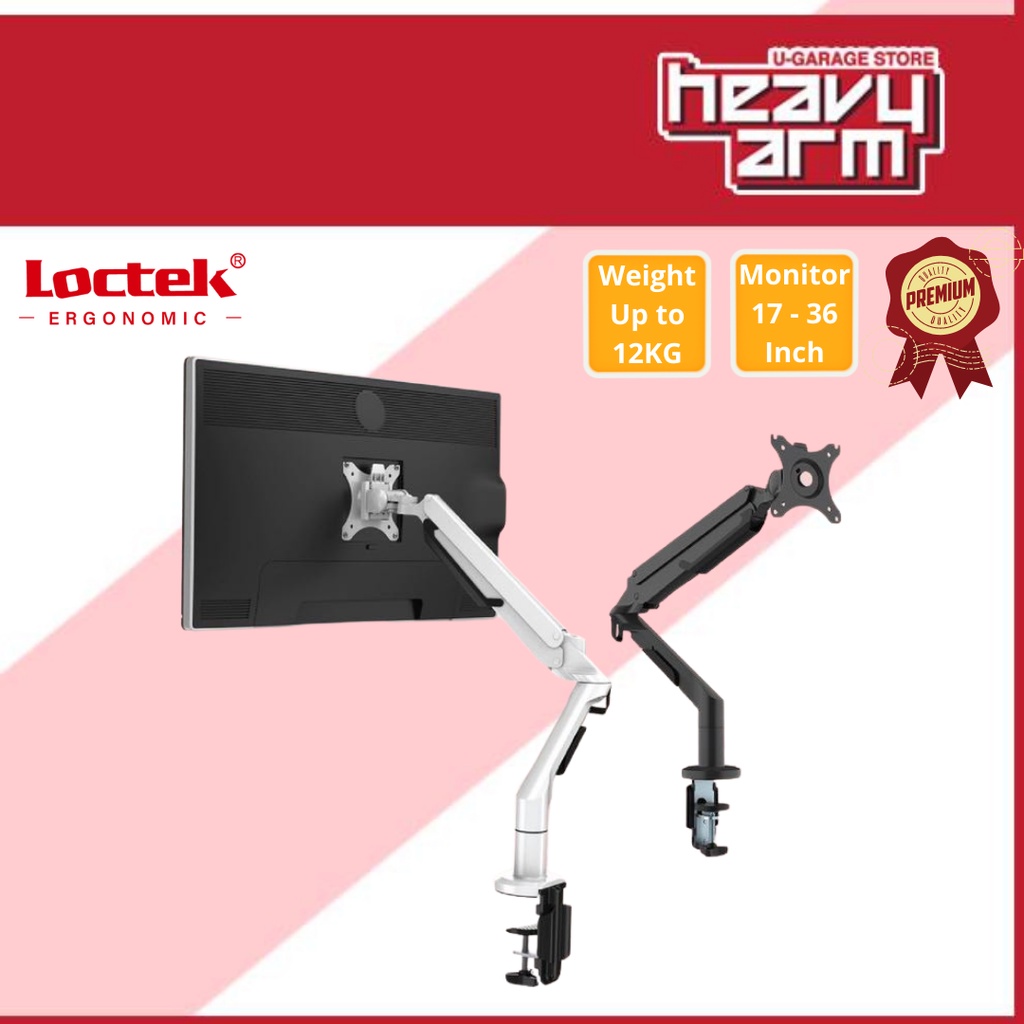 Loctek Monitor Arm Monitor Mount | Loctek DLB851 Single Monitor Vesa ...