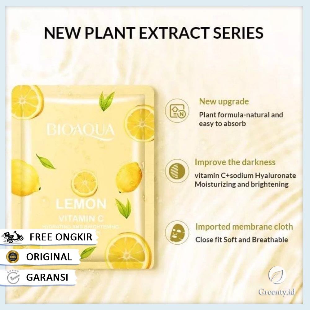 Facial MASK BIOAQUA BIO AQUA BIAQUA SHEET MASK BRIGHTENING HYDRATING ...