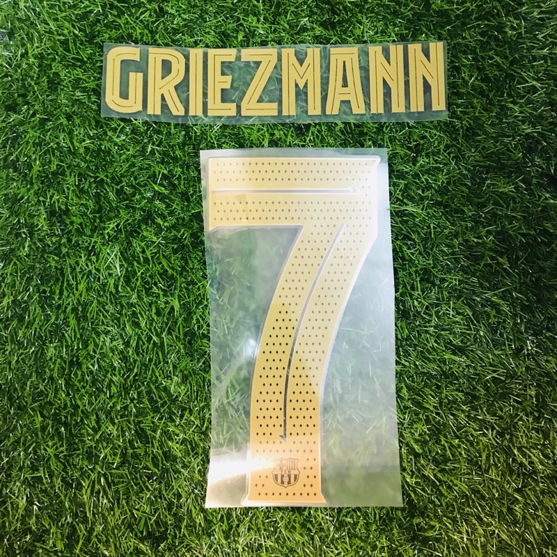 Griezmann barcelona 2021 away nameset name and number set | Shopee Malaysia