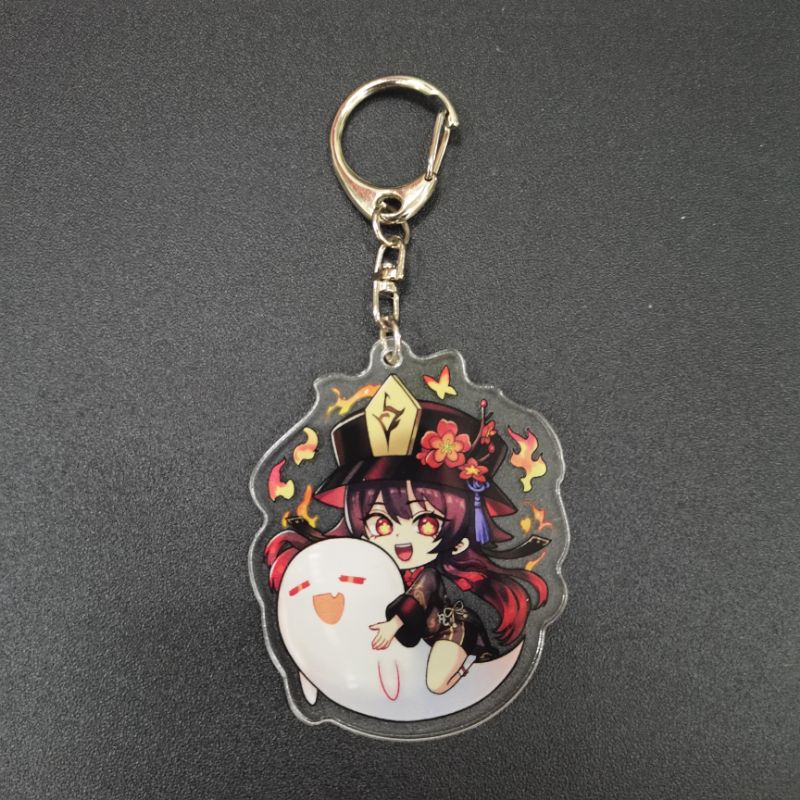 Hu Tao Genshin Impact Fanart Anime RPG Gacha Game Mihoyo Acrylic ...