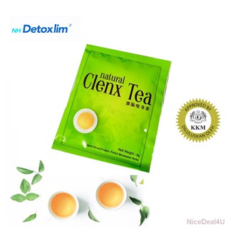 NH Detoxlim Natural Clenx Tea 3g Detox Slimming Health Teabags Lose ...