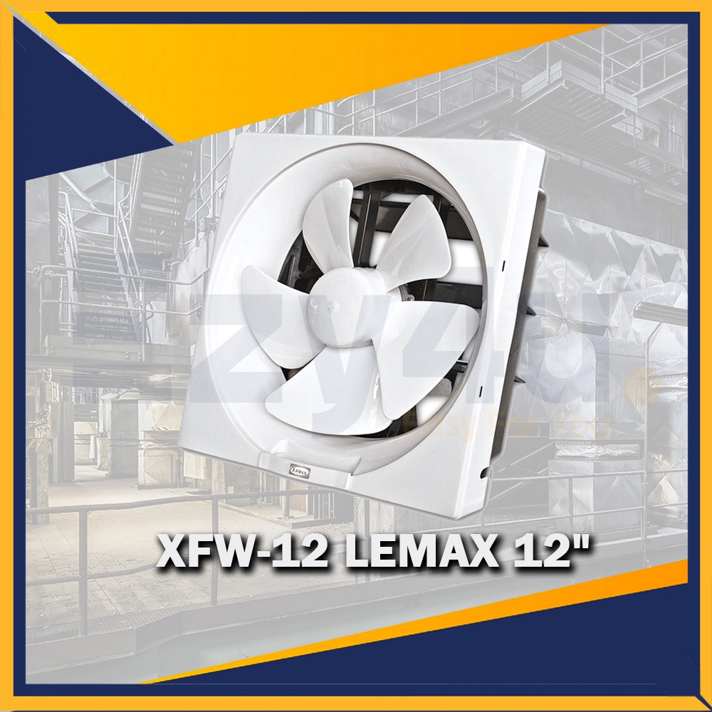 Lemax & Crown 6"/8"/10"/12" Domestic Exhaust Fan Kipas Ekzos Dinding ...