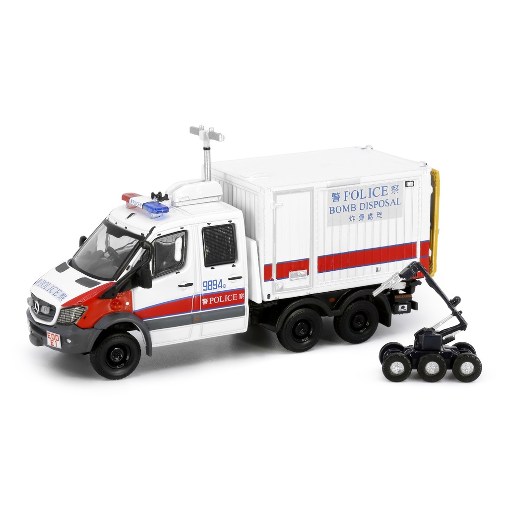 Tiny City 134 Die-cast Model Car - MERCEDES-BENZ Sprinter FL 6x6 EOD (Red White) 平治 Sprinter FL ...