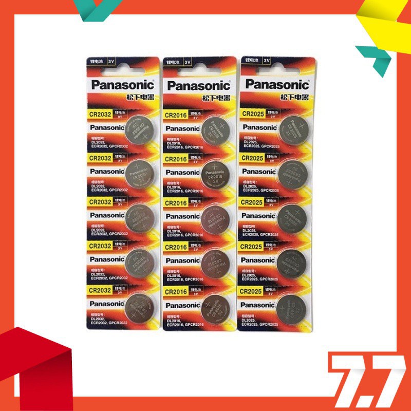 Panasonic Lithium Battery 3V CR1220 CR1620 CR1616 CR1632 CR2016 CR2025 ...