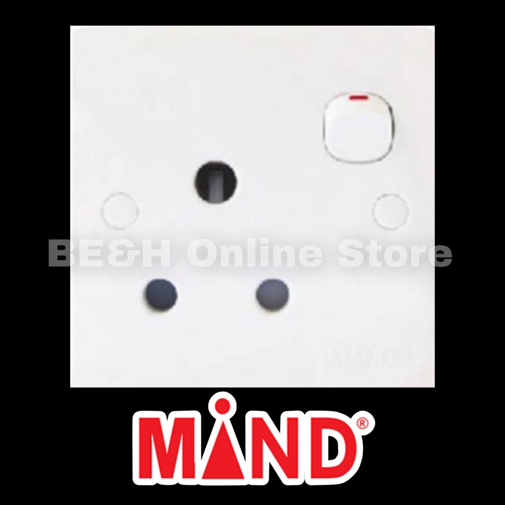 MIND 2K Series Switches Switch Socket Plug 13A 1 2 3 4 5 GANG 20A ...