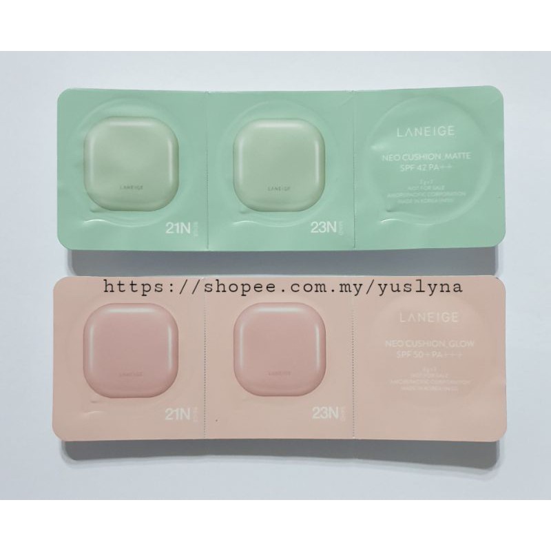 Laneige Neo Cushion sample size (Matte / Glow) | Shopee Malaysia