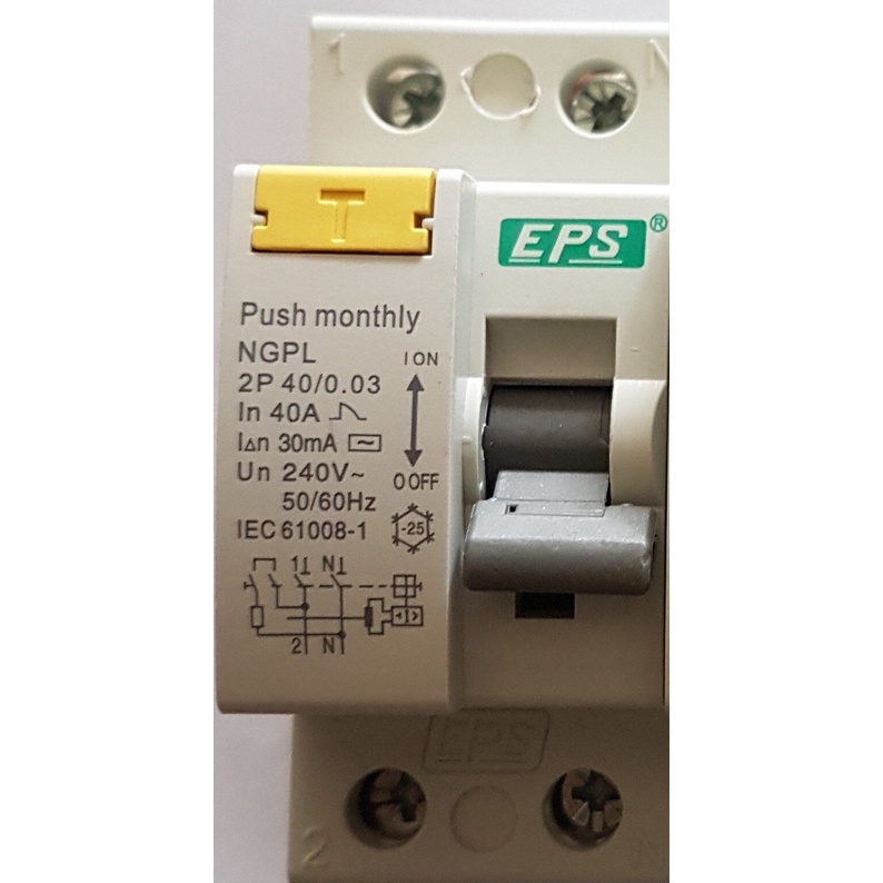 EPS 40A 63A 2 POLE 30mA 100mA ELCB / RCCB (SIRIM Approve) | Shopee Malaysia