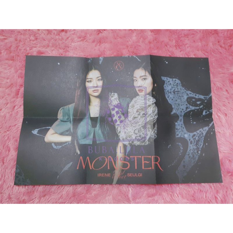 (Official) Red Velvet Irene Seulgi Monster Postcard Folded Poster ...